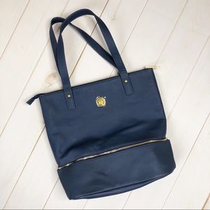 Joy Mangano | Bags | Joy Mangano Blue Tote Purse | Poshmark